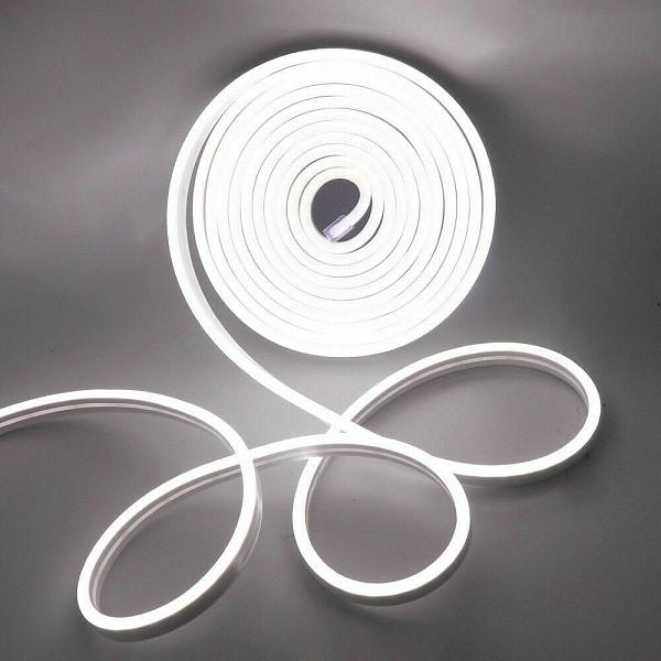 I LumoS 6x12mm PURE WHITE Flexible IP65 Dimmable LED Neon Strip Light