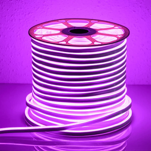 I LumoS 8x16mm PURPLE Flexible IP65 Dimmable LED Neon Strip Light 12V